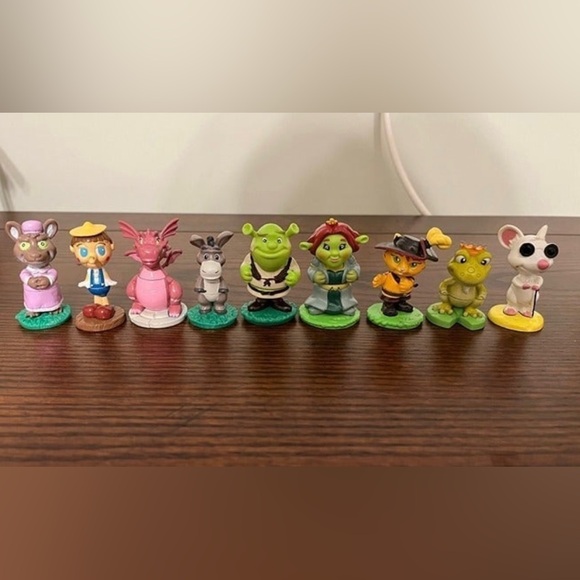 Shrek | Toys | Shrek Mini Action Figure Toy Lot | Poshmark